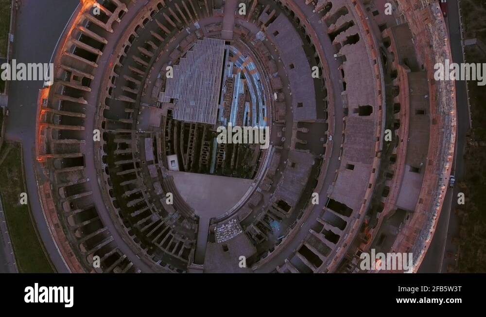 Colosseum interior aerial Stock Videos & Footage - HD and 4K Video ...