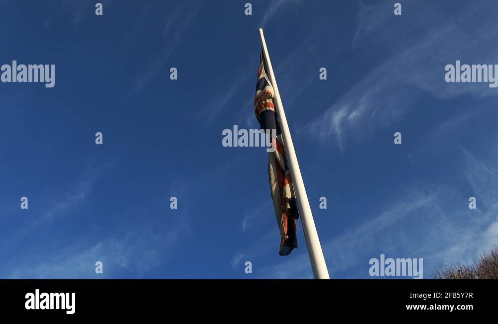 British flag hanging down Stock Videos & Footage - HD and 4K Video ...