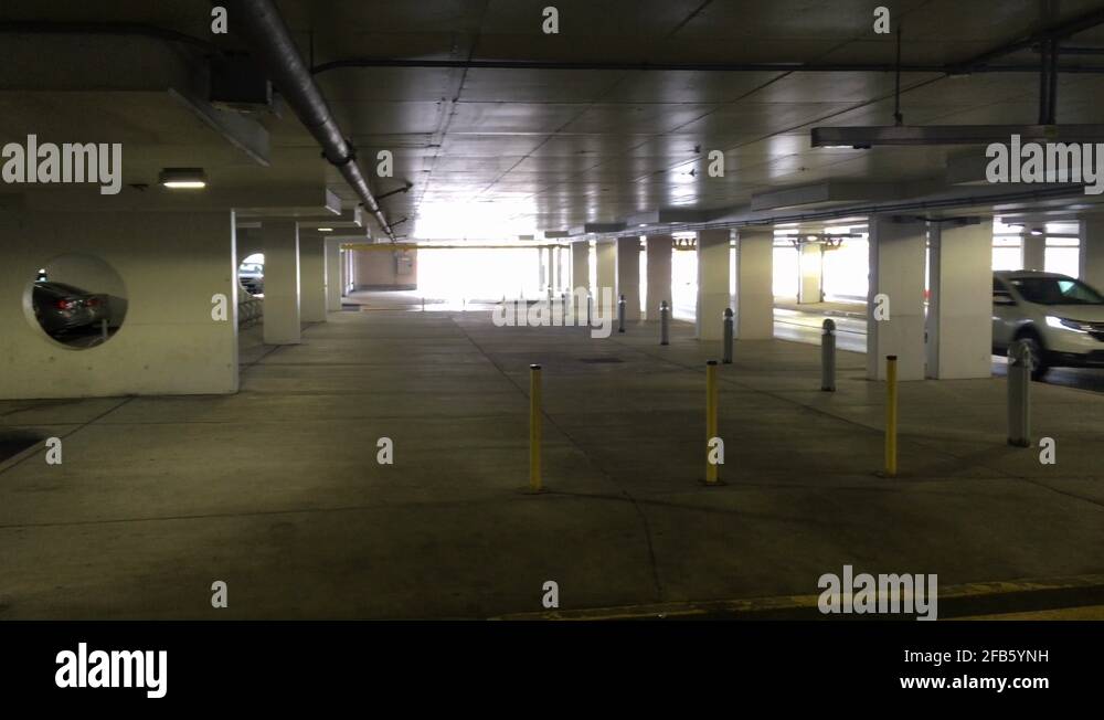 Inside of an underground mall parking lot Stock Video Footage - Alamy