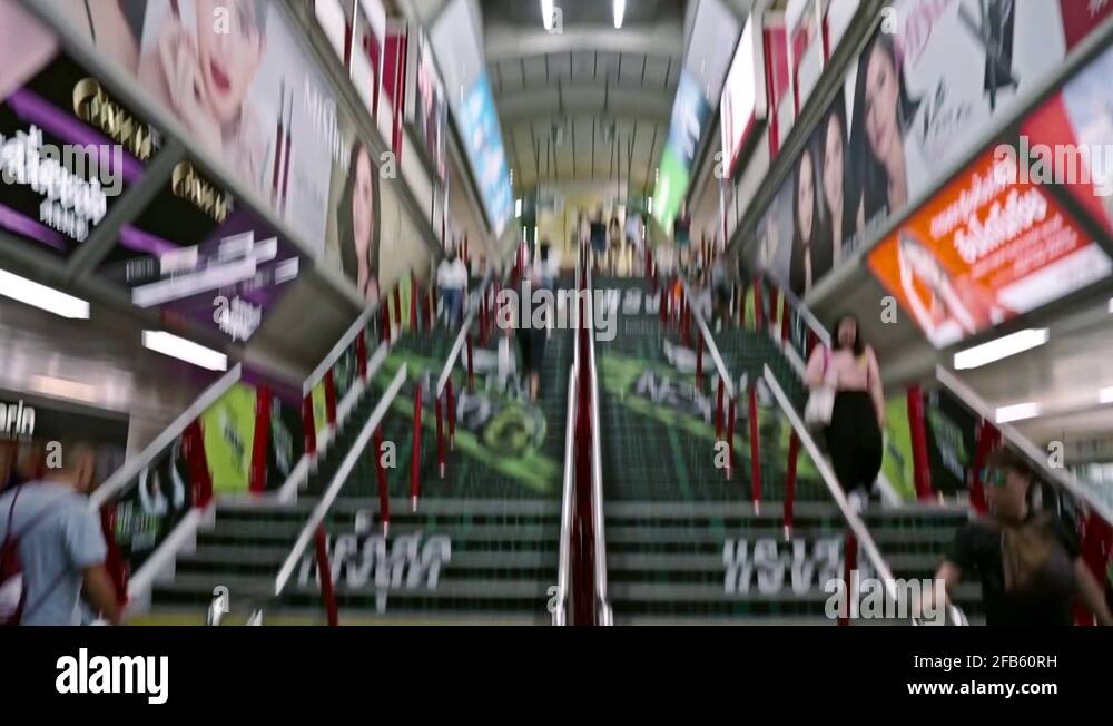 MRT Station, BTS Bangkok Stock Video Footage - Alamy