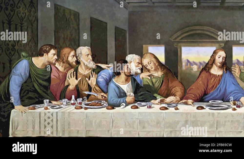 The last supper by leonardo da vinci Stock Videos & Footage - HD and 4K ...