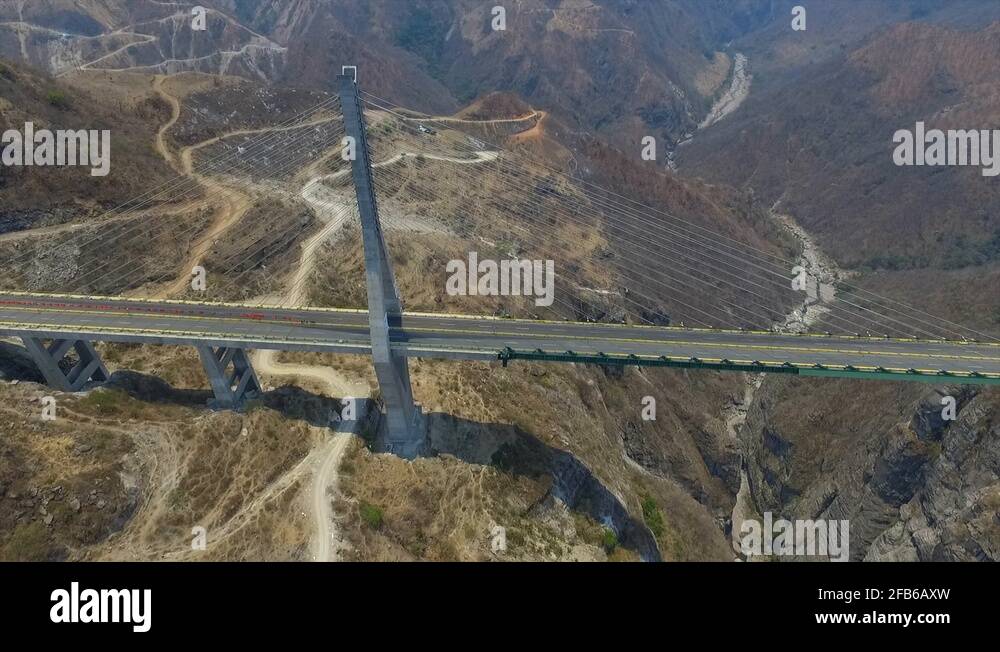 The Baluarte Bicentenario bridge is a cable-stayed bridge located in ...