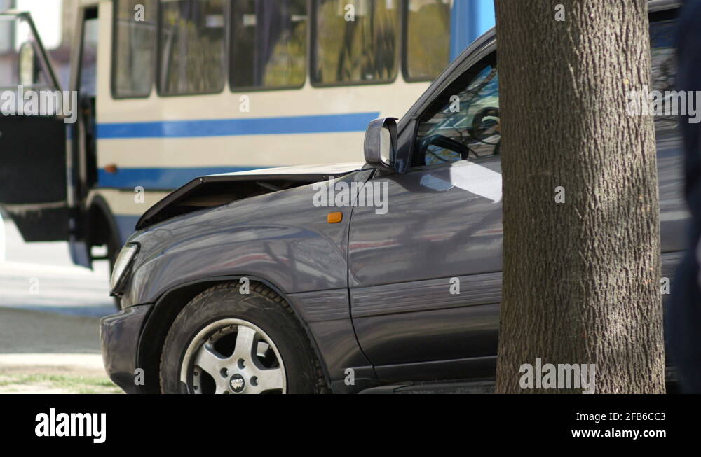 Accident grey car Stock Videos & Footage - HD and 4K Video Clips - Alamy
