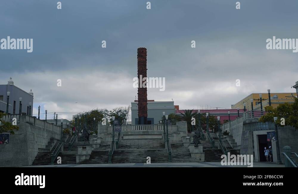 Totem Telurico located in Quincentennial Plaza in the Old San Juan ...