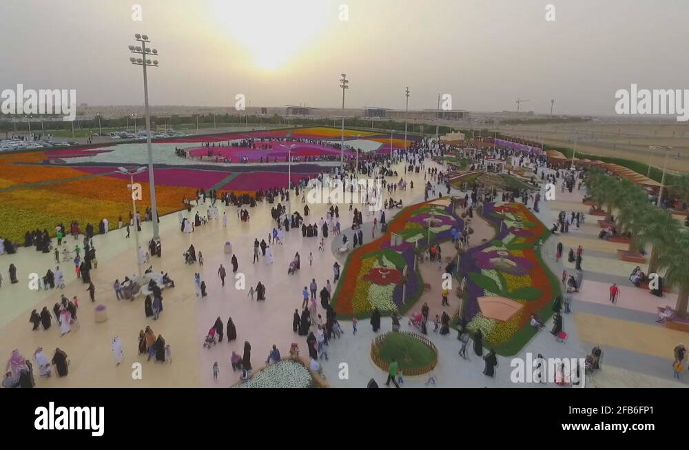 Al-bujairi Park in Riyadh - Saudi Arabia Stock Video Footage - Alamy