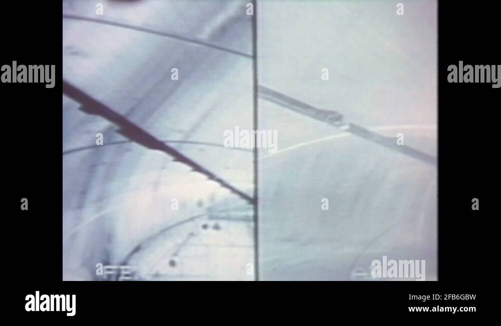 1980s: Space shuttle bay doors open Stock Video Footage - Alamy