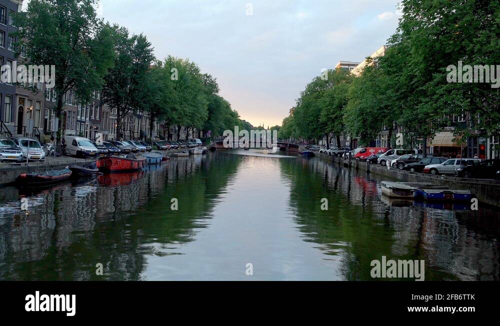 Most famous canals and embankments of Amsterdam Stock Video Footage - Alamy