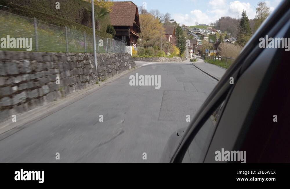 Drive with a car and view out of the driver window Stock Video Footage ...