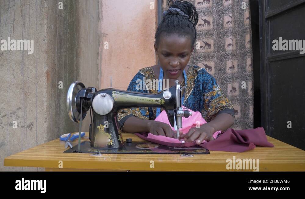 African tailor sewing machine Stock Videos & Footage - HD and 4K Video ...