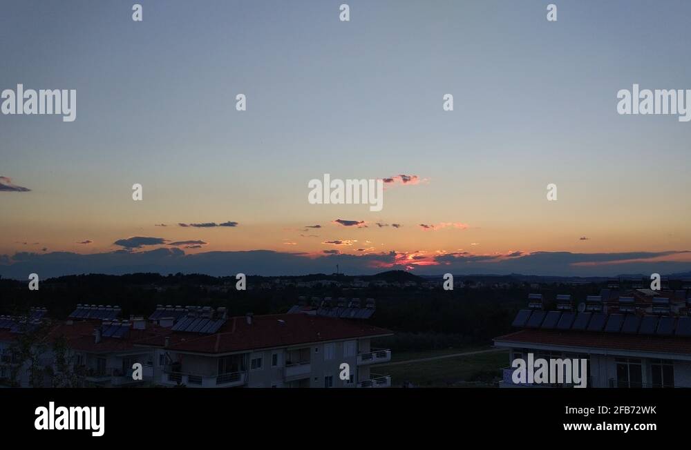 Sunset beaches of europe. Turkey beaches. Sunset sky background ...