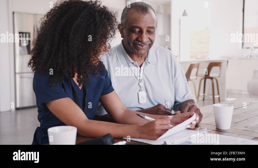 Care worker smiling patient Stock Videos & Footage - HD and 4K Video ...