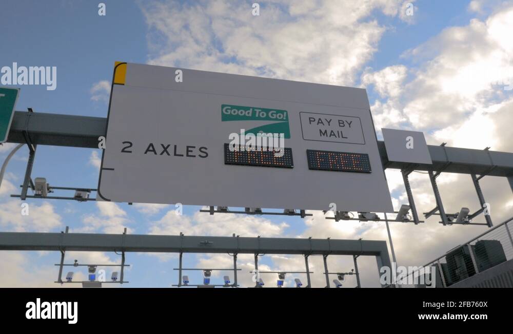 Toll sign Stock Videos & Footage - HD and 4K Video Clips - Alamy