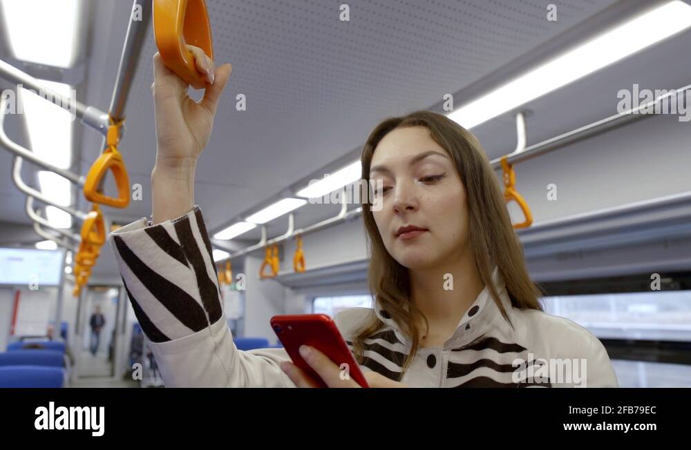 Woman commuter train standing Stock Videos & Footage - HD and 4K Video ...