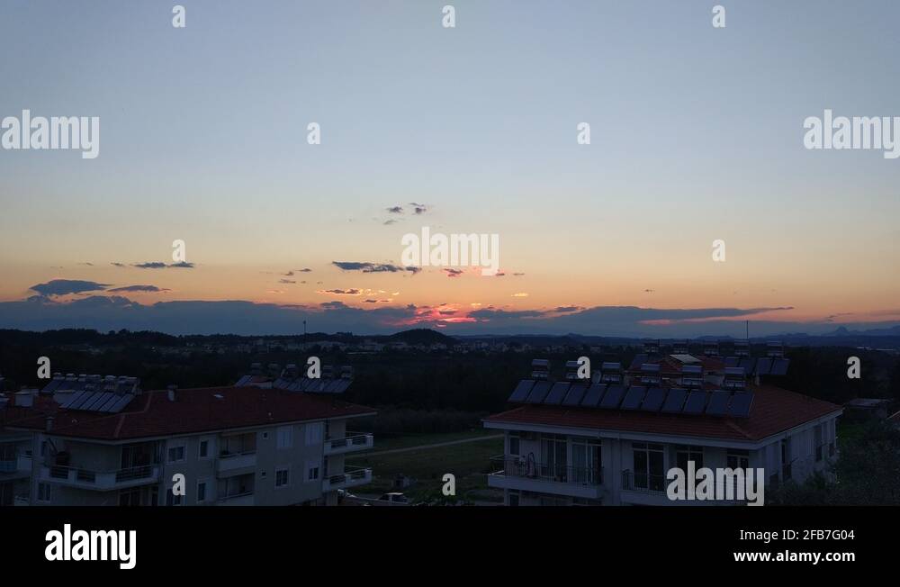 Sunset beaches of europe. Turkey beaches. Sunset sky background ...