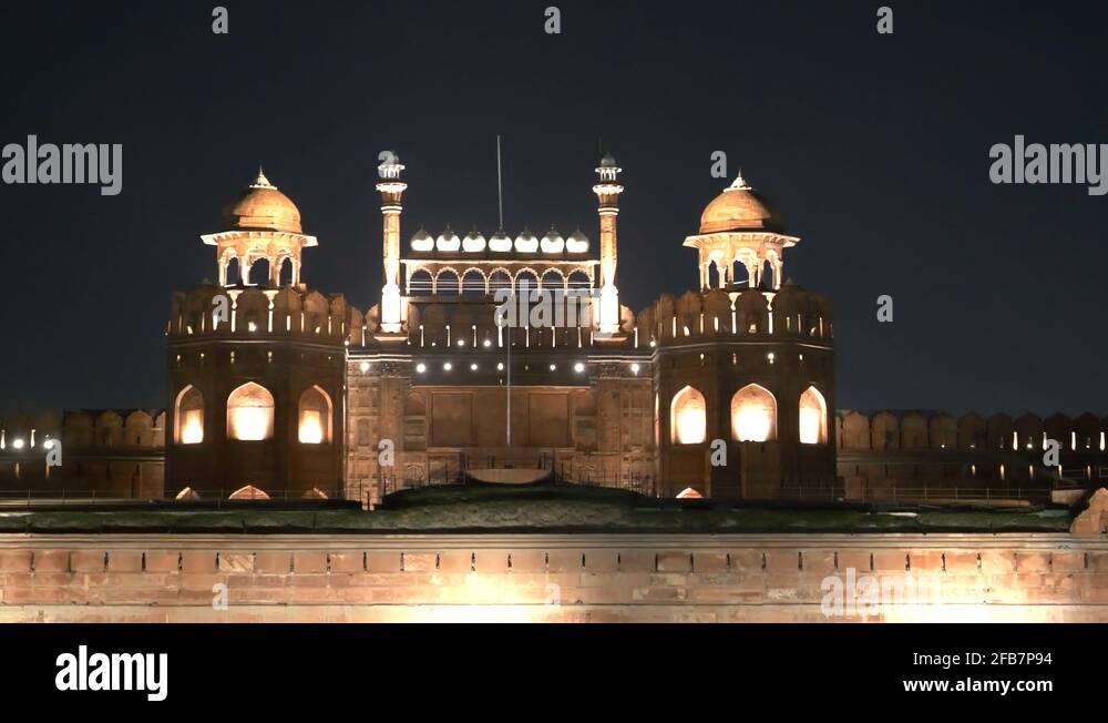 Red fort night Stock Videos & Footage - HD and 4K Video Clips - Alamy