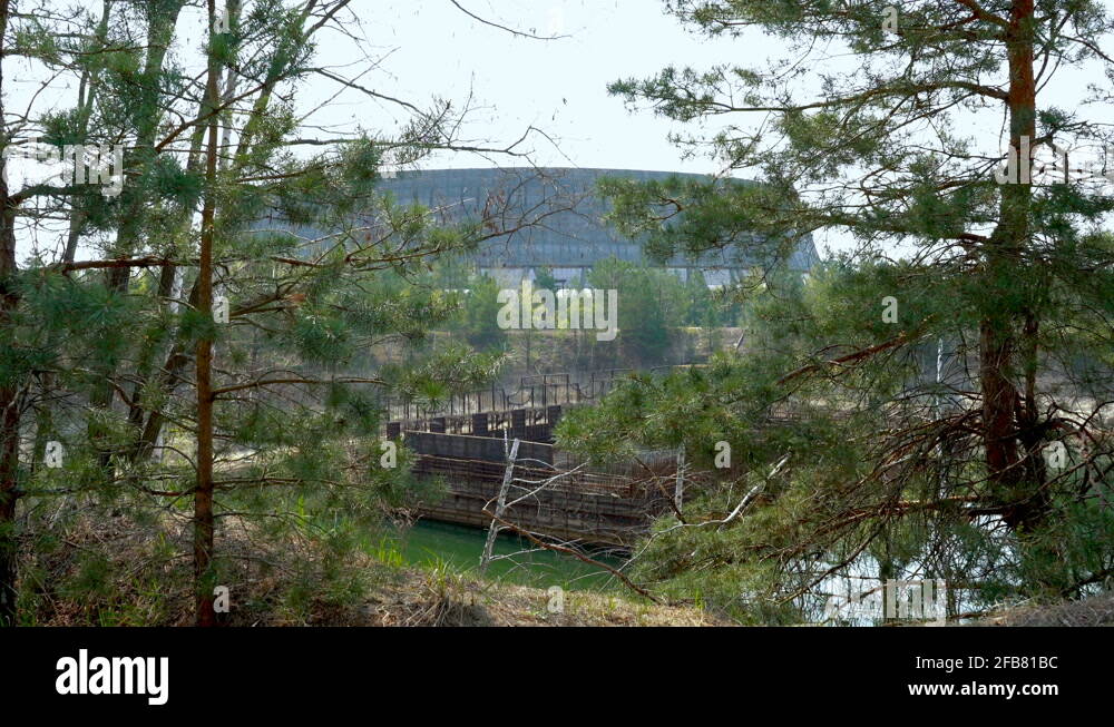 Fifth power unit of the Chernobyl nuclear power plant Stock Video ...