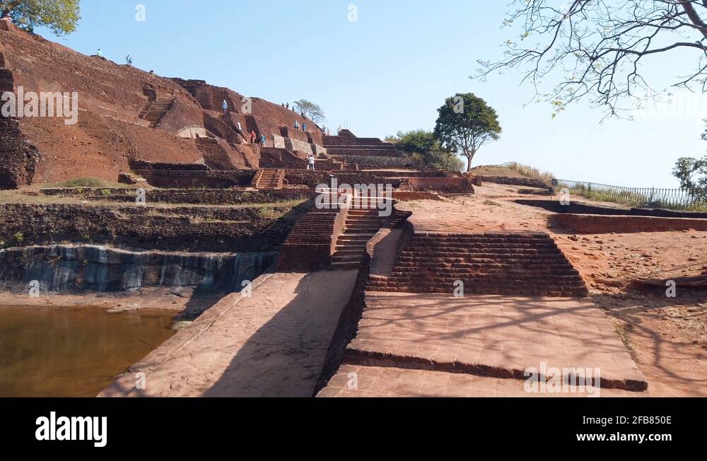 Sigiriya ancient rock fortress in Sri Lanka Stock Video Footage - Alamy