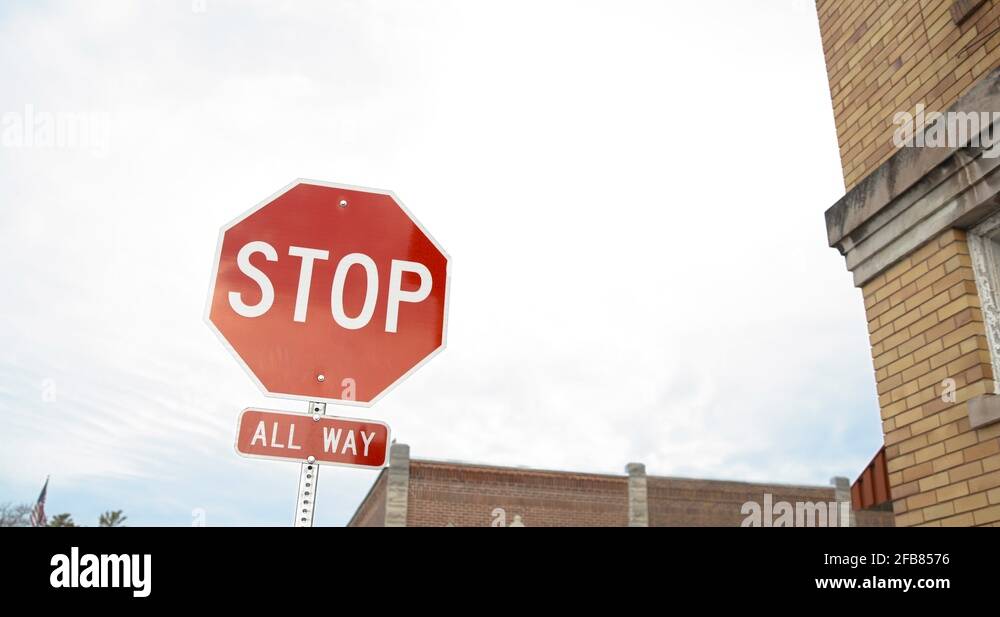 Stop sign stop sign brick Stock Videos & Footage - HD and 4K Video ...