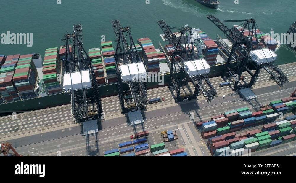 Container terminals Stock Videos & Footage - HD and 4K Video Clips - Alamy
