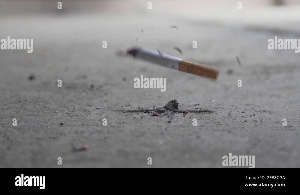 Cigarette Ash Falling