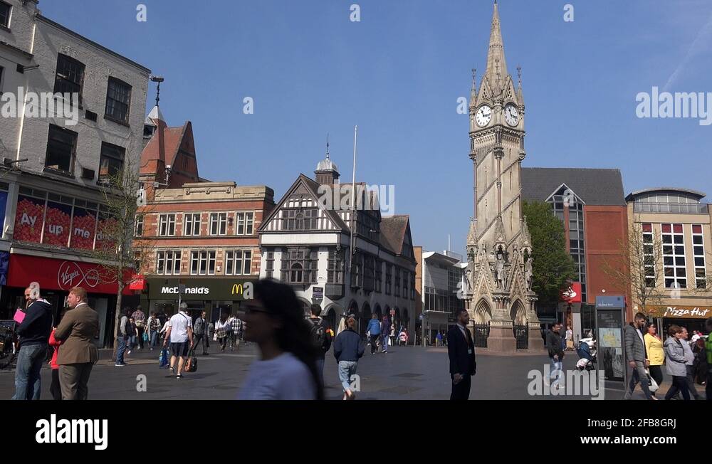 Leicester uk city centre Stock Videos & Footage - HD and 4K Video Clips ...