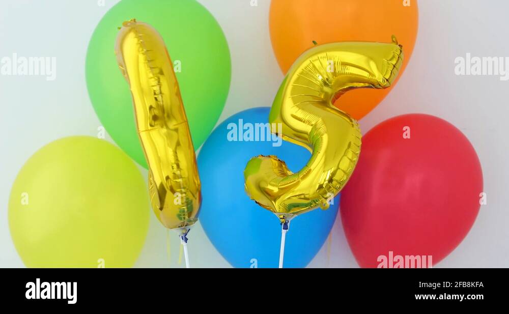 Gold balloon on white Stock Videos & Footage - HD and 4K Video Clips ...