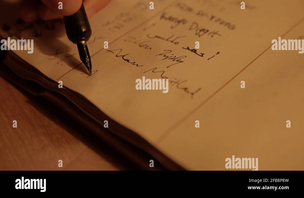 Signing in book Stock Videos & Footage - HD and 4K Video Clips - Alamy
