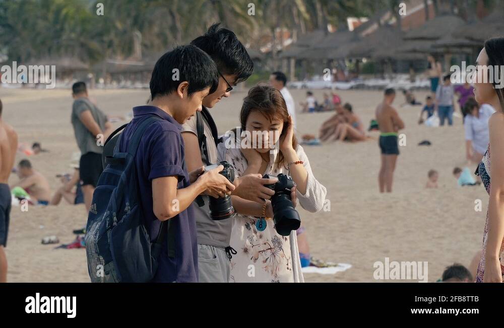 Chinese women on beach Stock Videos & Footage - HD and 4K Video Clips ...