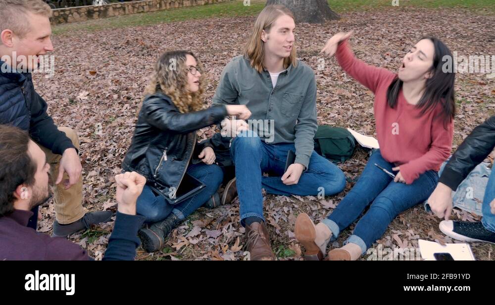 Happy teenagers outside group Stock Videos & Footage - HD and 4K Video ...