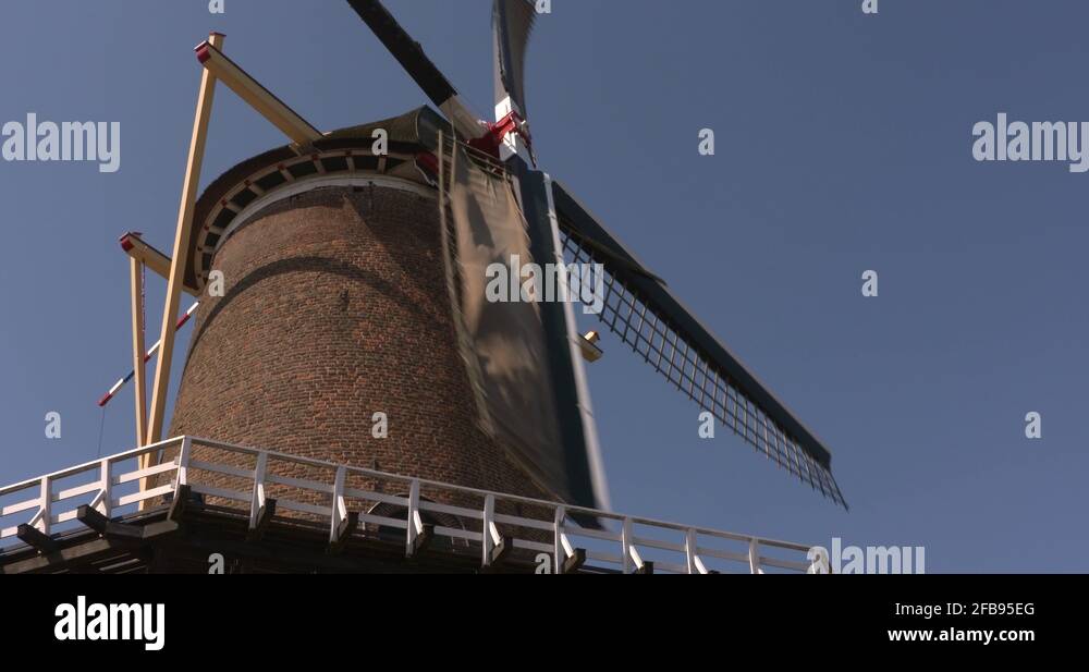Historic tower dutch windmill Stock Videos & Footage - HD and 4K Video ...