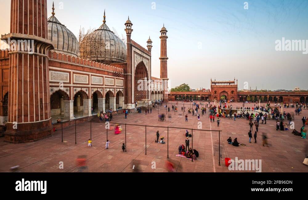 Jama masjid mosque in delhi india Stock Videos & Footage - HD and 4K ...