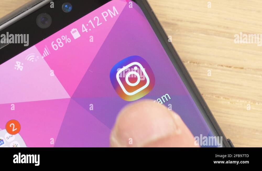 Instagram app icon on Stock Videos & Footage - HD and 4K Video Clips ...