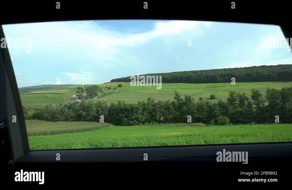 Countryside view through window Stock Videos & Footage - HD and 4K ...