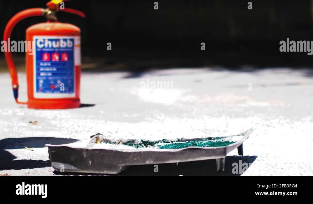 Dry powder fire extinguisher Stock Videos & Footage - HD and 4K Video ...