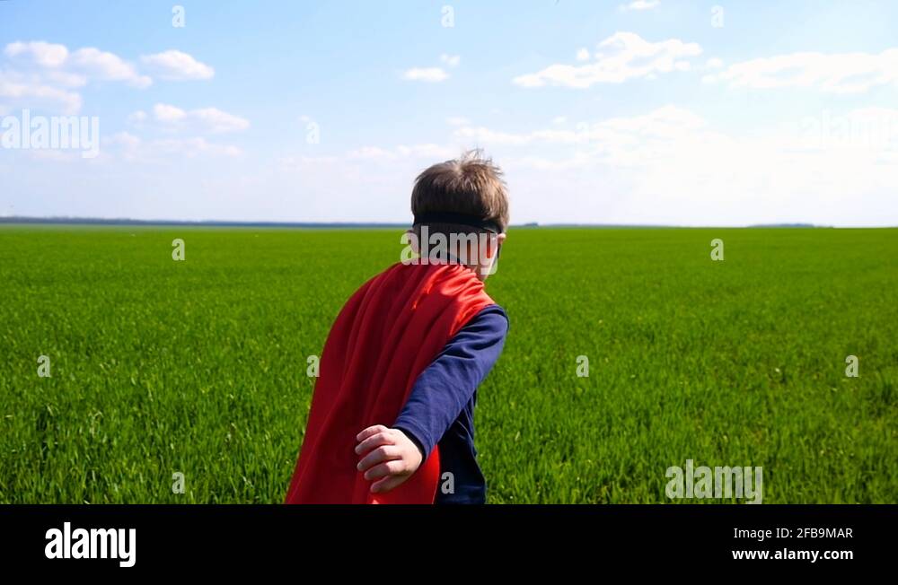 Boy in superman costume runs Stock Videos & Footage - HD and 4K Video ...