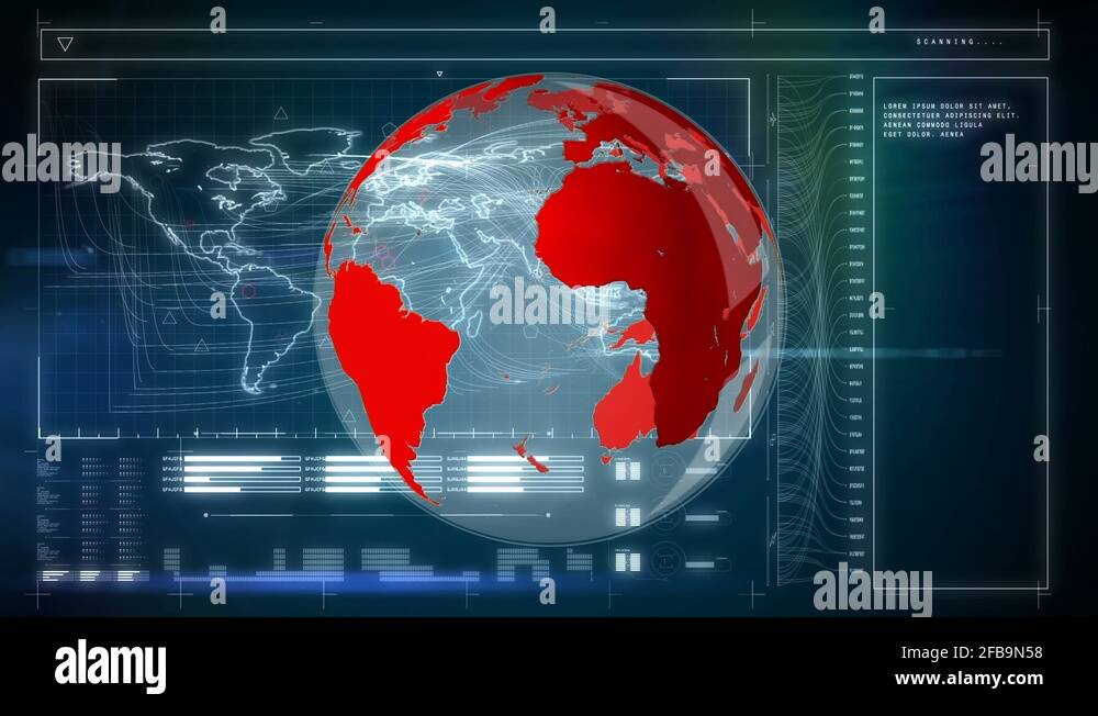 Data map earth Stock Videos & Footage - HD and 4K Video Clips - Alamy