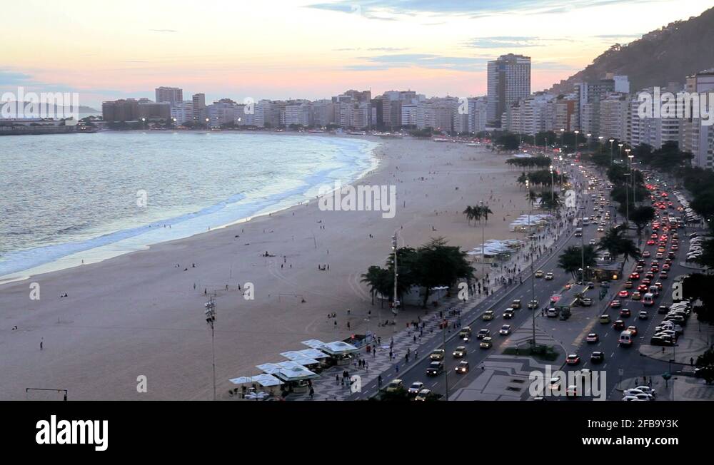 Copacabana beach rio promenade Stock Videos & Footage - HD and 4K Video ...