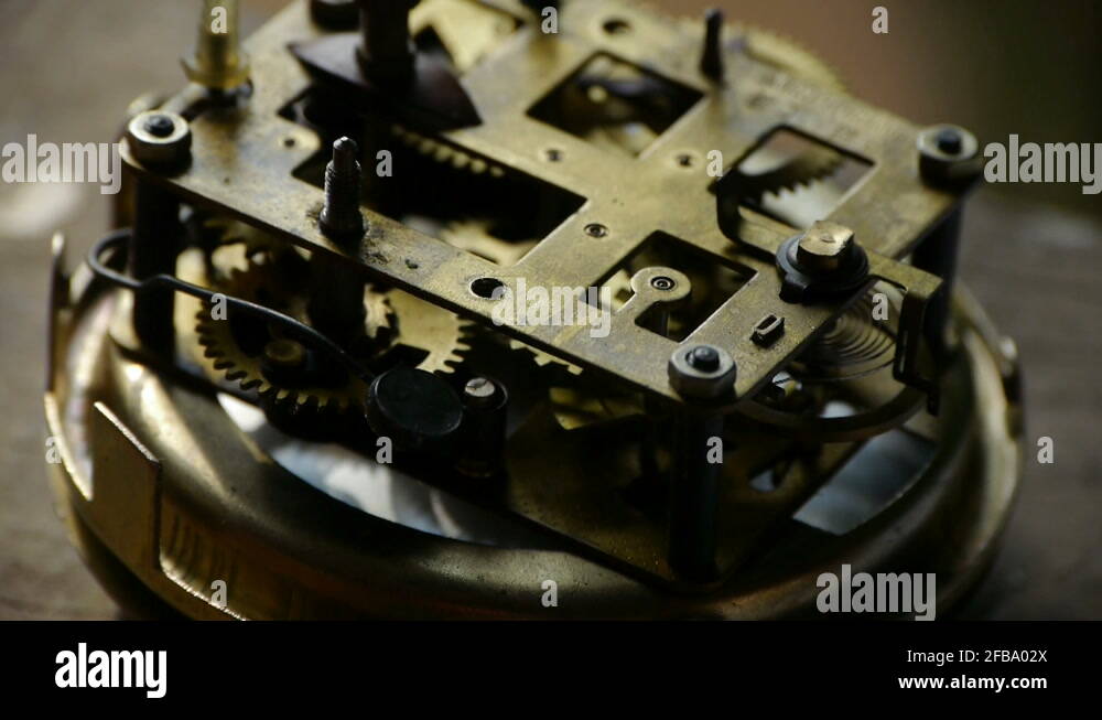 internal structure of Watch,bearings,gears Stock Video Footage - Alamy