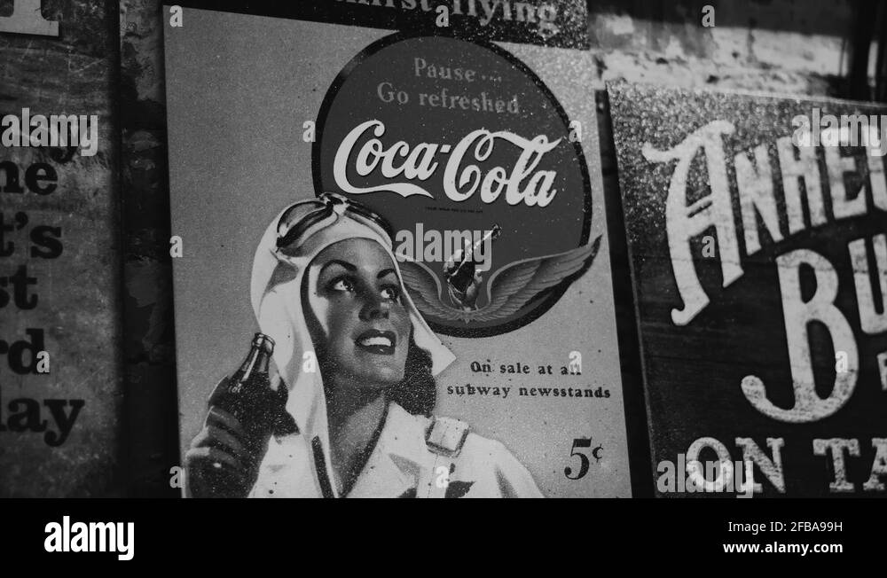 Black and white coca cola Stock Videos & Footage - HD and 4K Video ...