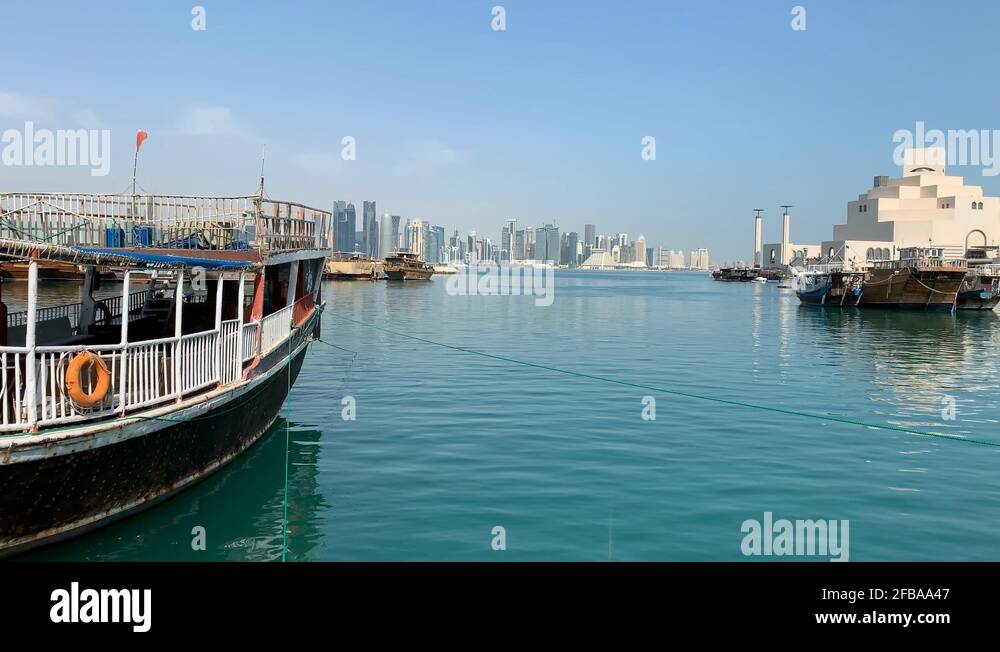 Doha qatar shopping skyline Stock Videos & Footage - HD and 4K Video ...