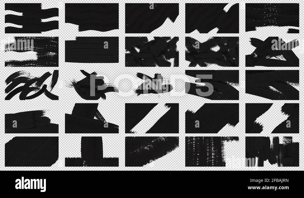 Ink brush strokes abstract Stock Videos & Footage - HD and 4K Video ...