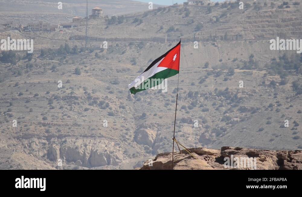 Flag jordanian flag Stock Videos & Footage - HD and 4K Video Clips - Alamy