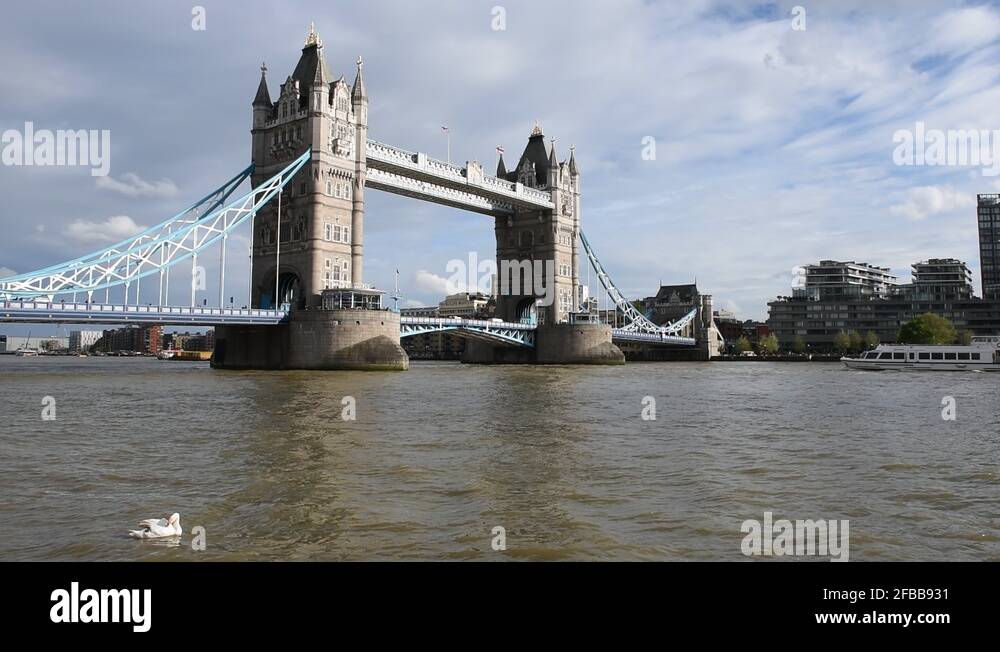 London tower bridge is a bascule bridge Stock Videos & Footage - HD and ...