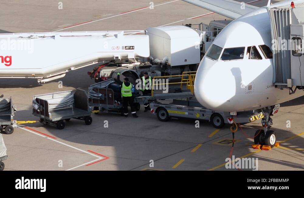Ground crew baggage cart Stock Videos & Footage - HD and 4K Video Clips ...