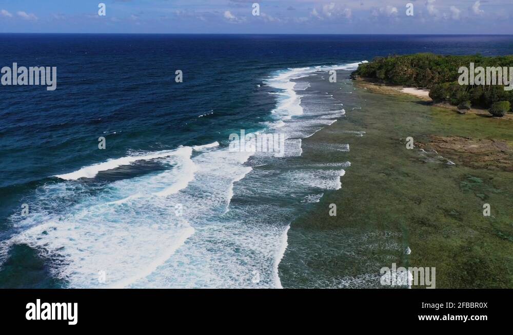 Drone footage of Cloud 9 Surf area,Siargao Island,Mindanao,Philippines ...