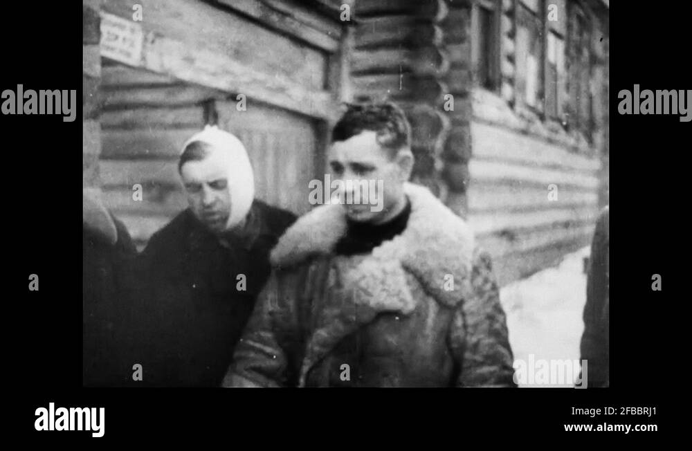 Russians Confronted With Nazi German Atrocities Upon Liberation Stock ...