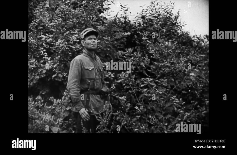 Armament Of Russian Guerrilla Army Forces Behind Enemy Lines Stock ...