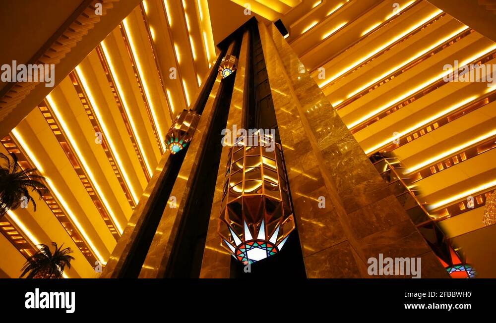 Building lobby golden elevators Stock Videos & Footage - HD and 4K ...