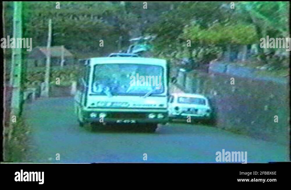 Original 1980´s vintage footage of an old fashioned 60´s / 70´s retro ...