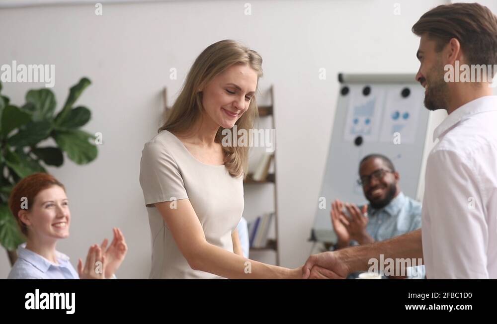 Female boss praising employee Stock Videos & Footage - HD and 4K Video ...